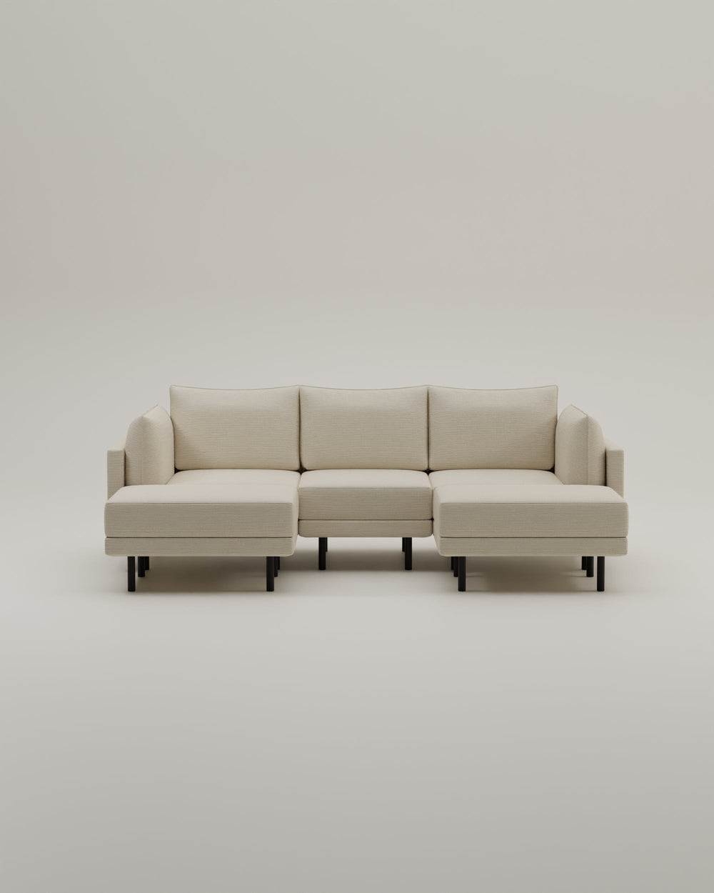 Modular sofa Donna U-Form with sleep function, 252x162cm | Washable ...