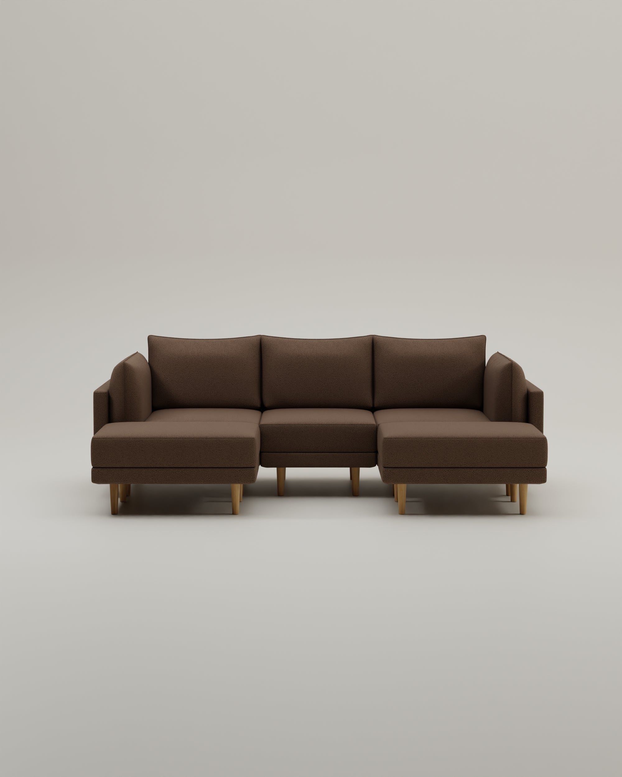 Modular sofa Donna U-Form with sleep function, 252x162cm | Washable ...